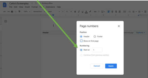 How to Write a Script Using Google Docs (Step-by-Step Guide) - Celtx Blog