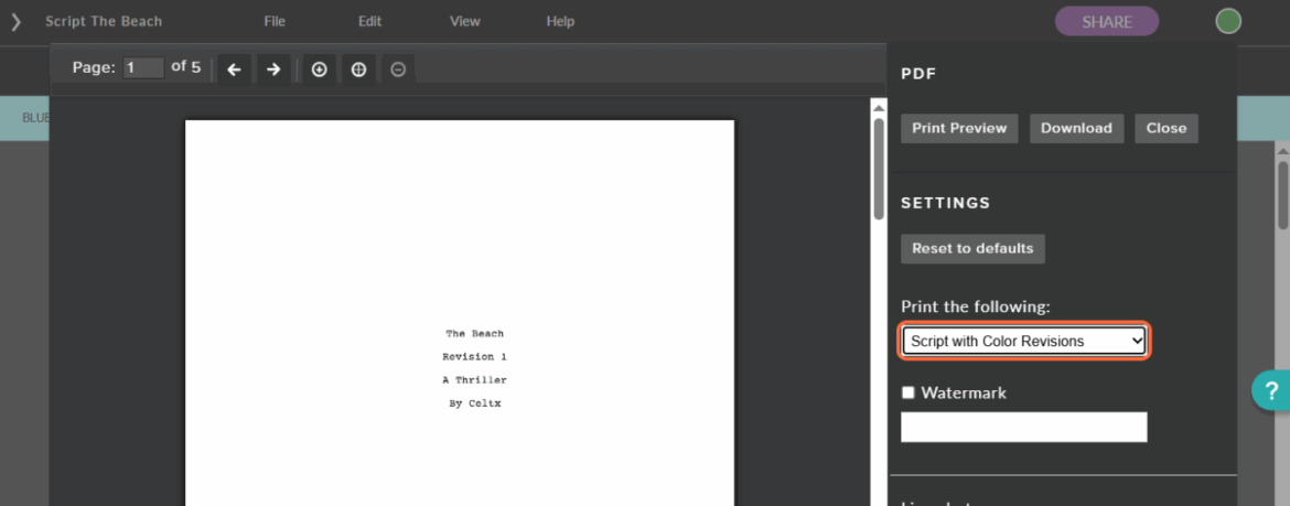 Script Revision Colors: How to Track Changes in Production - Celtx Blog
