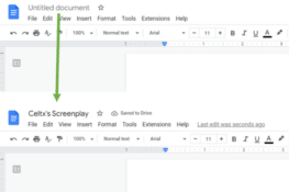 How to Write a Script Using Google Docs (Step-by-Step Guide) - Celtx Blog