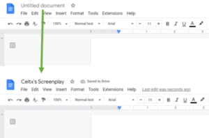 How to Write a Script Using Google Docs (Step-by-Step Guide) - Celtx Blog