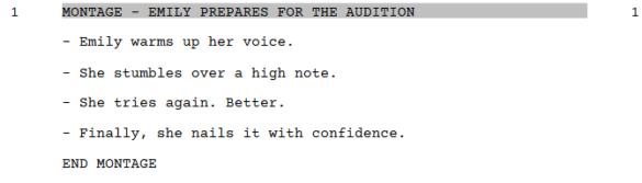 How to Write a Montage in a Script (With Formatting Tips) - Celtx Blog