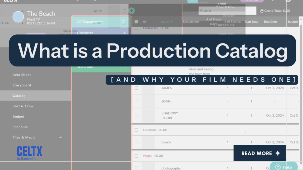 What Is a Production Catalog (And Why Your Film Needs One) - Celtx Blog