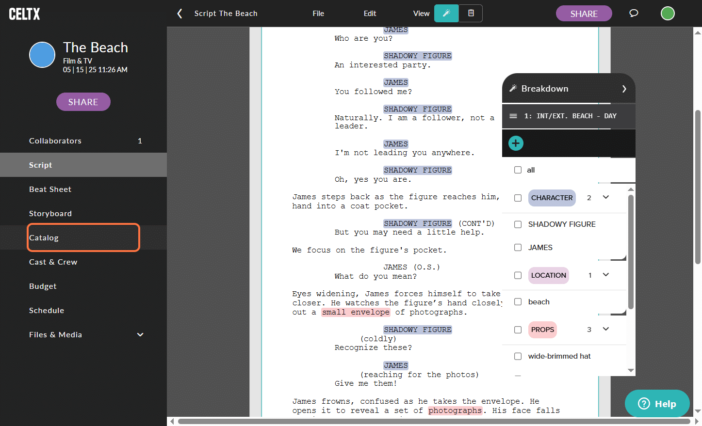 What Is a Production Catalog (And Why Your Film Needs One) - Celtx Blog