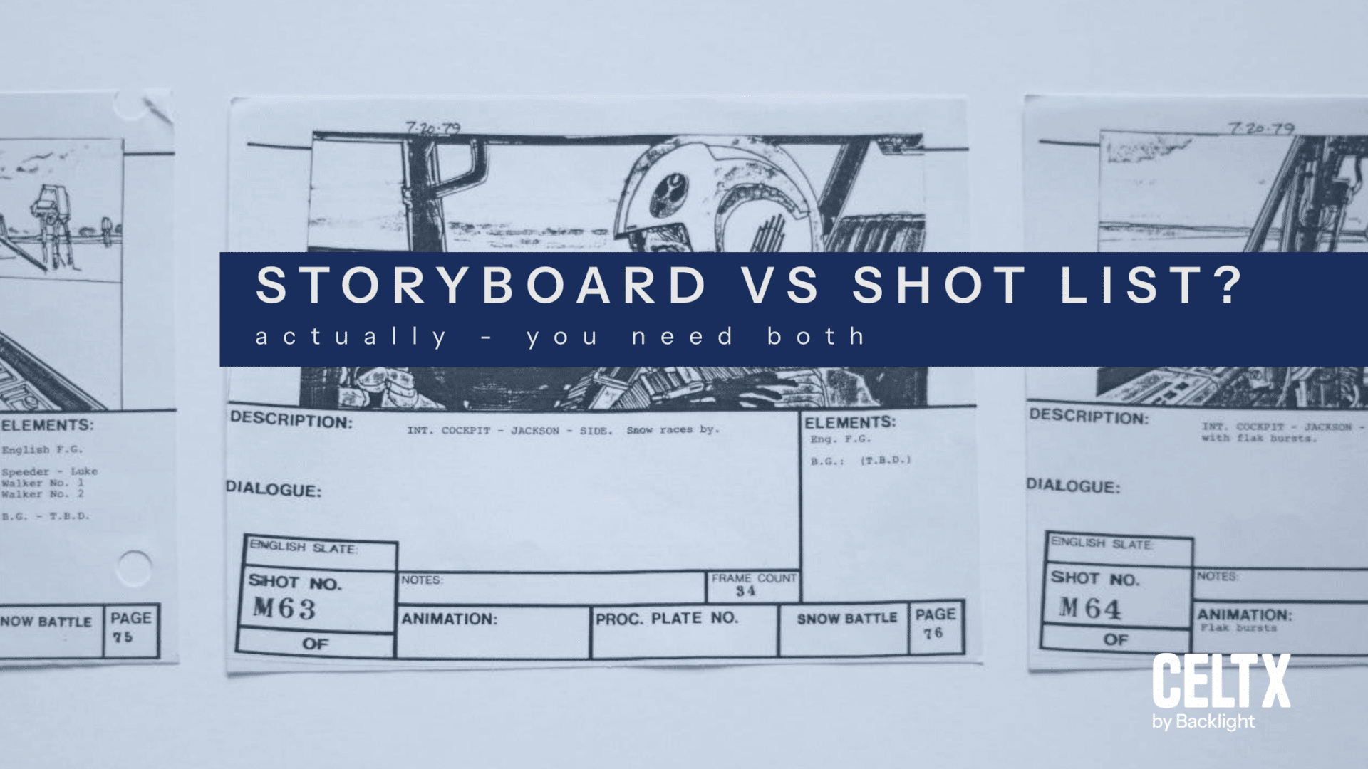 Storyboard vs Shot List? Actually, You Need Both - Celtx Blog